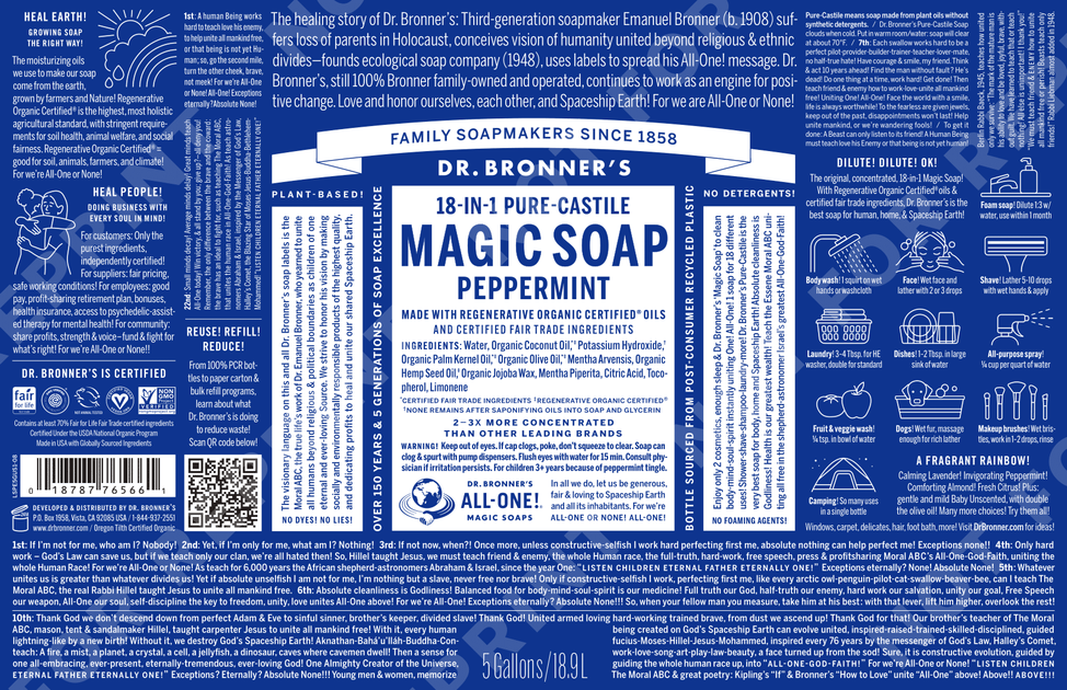 What’s in Dr. Bronner’s Magic Soap? Every Ingredient Unlocked – Dr ...