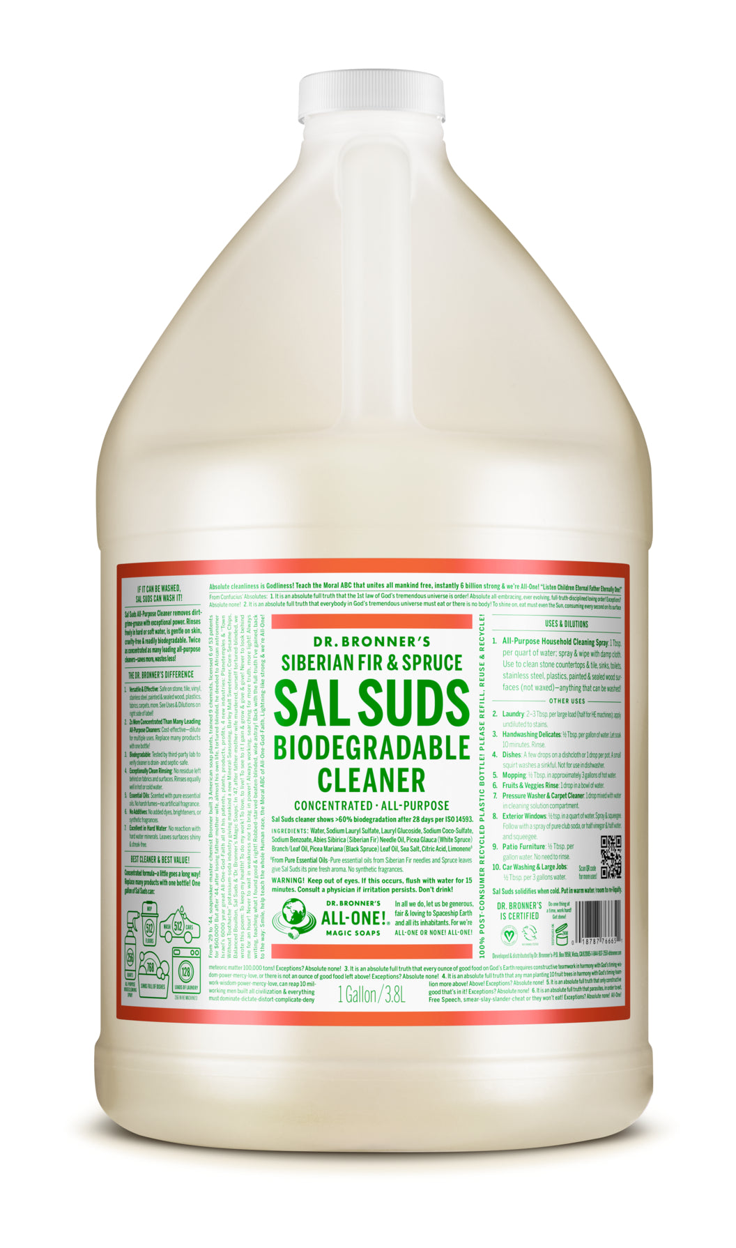 Sal Suds, All Purpose Cleaner | Dr. Bronner's