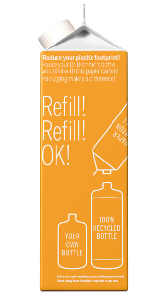 Buy Citrus Castile Soap Refill Cartons - Reduce Plastic – Dr. Bronner's