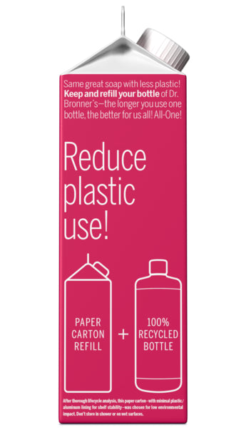 Buy Rose Castile Soap Refill Cartons - Reduce Plastic – Dr. Bronner's