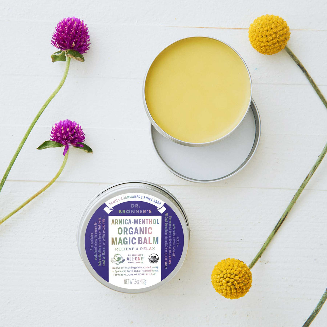 Organic Arnica-Menthol Skin Balm | Dr. Bronner's