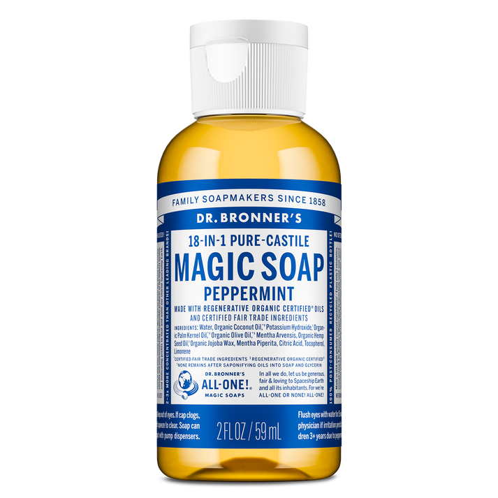 Buy Peppermint Castile Soap - Liquid Wash for Body, Home & More – Dr ...