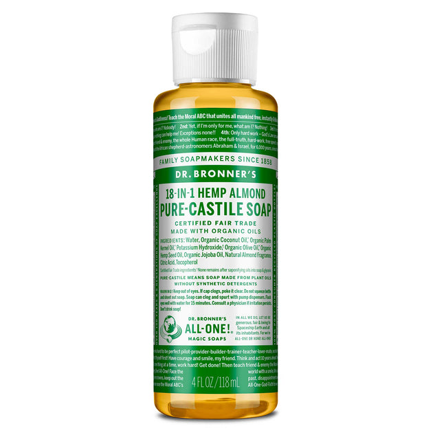 Buy Almond Castile Soap - Liquid Wash for Face, Body, Home & More – Dr ...
