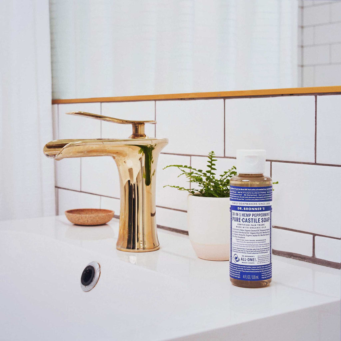 Buy Peppermint Castile Soap - Liquid Wash for Body, Home & More – Dr ...