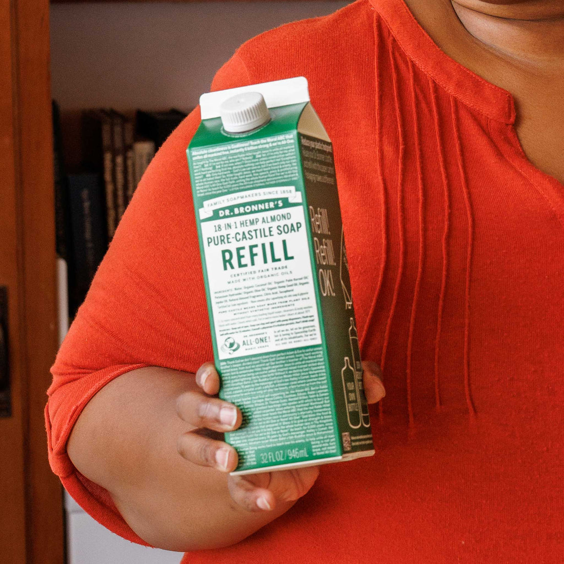 Buy Almond Castile Soap Refill Cartons - Reduce Plastic – Dr. Bronner's