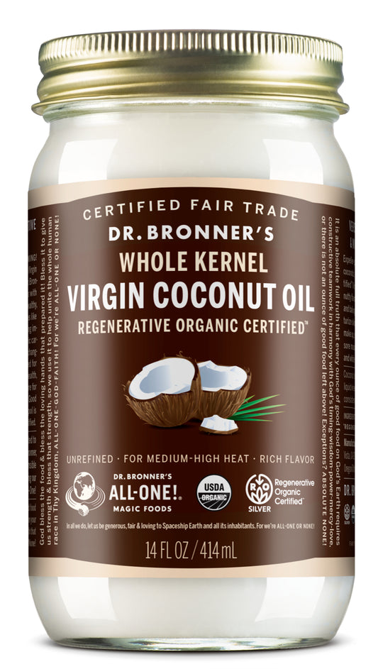 Dr. Bronner's Organic Whole Kernel Virgin Coconut Oil