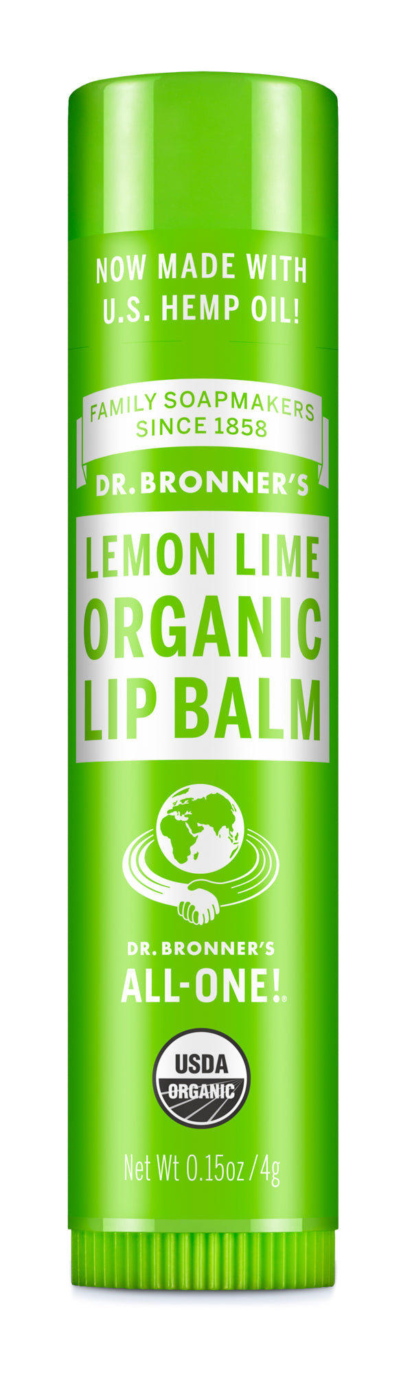 Organic Lemon Lime Lip Balms | Dr. Bronner's
