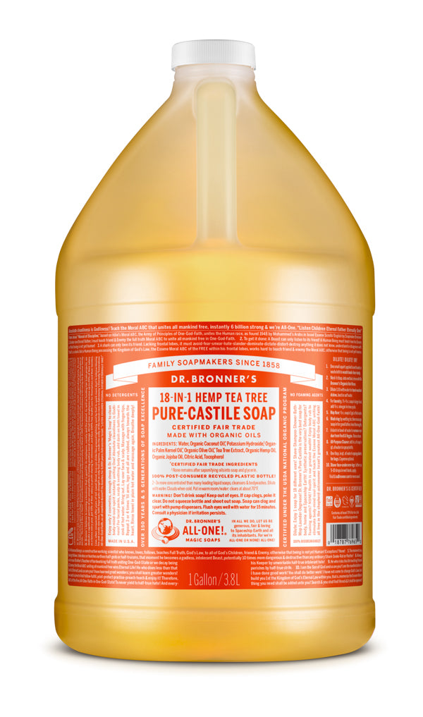 Buy Tea Tree Castile Soap - Liquid Wash for Face, Body, Home & More ...