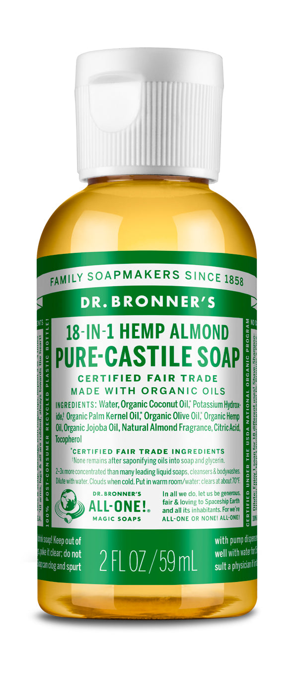 Buy Almond Castile Soap - Liquid Wash for Face, Body, Home & More – Dr ...