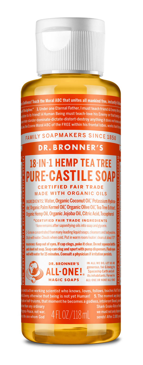 Buy Tea Tree Castile Soap - Liquid Wash for Face, Body, Home & More ...